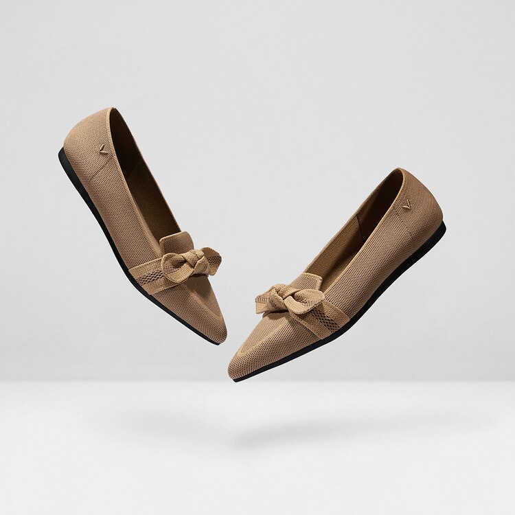 Michelle Pointed-toe Loafers in Coffee Brown-Sustainable & Washable ...