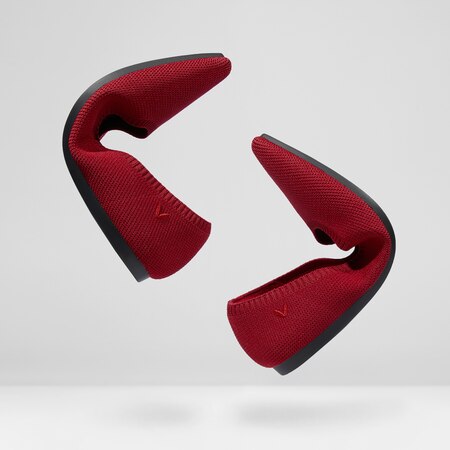 Aria5° Comfortable Pointy Flats in Ruby Red | VIVAIA