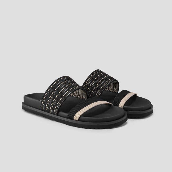 Double Straps Slide Sandal