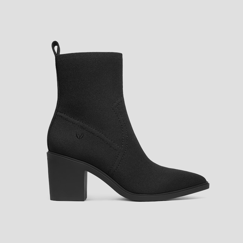 Pointed Toe Western Ankle Boots Whitney Black Water Rpt Eu38 Vivaia