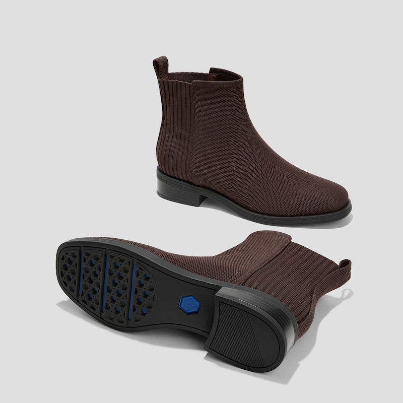 Square Toe Ankle Chelsea Boots Celina Dark Chocolate Eu43 Vivaia